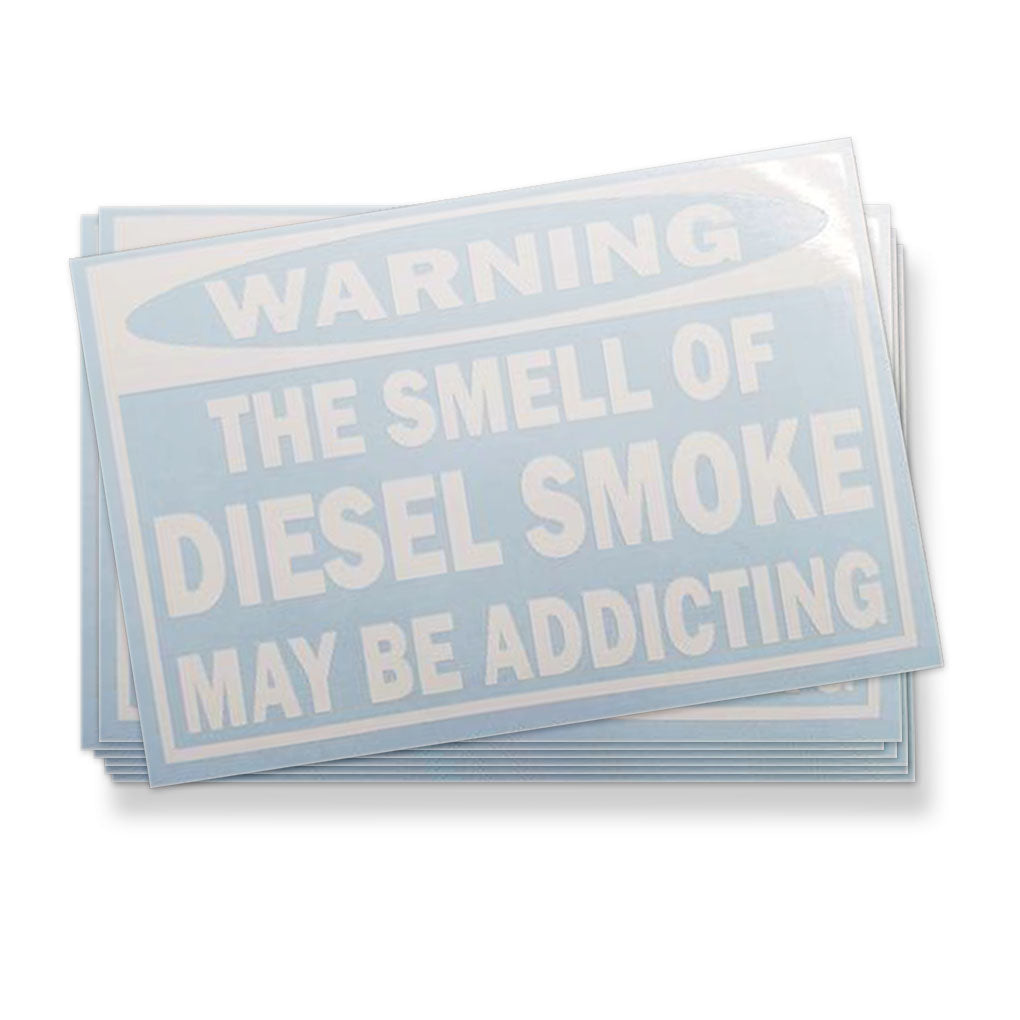 Shop for Warning Diesel Is Addicting Decal | Be Loud and Proud